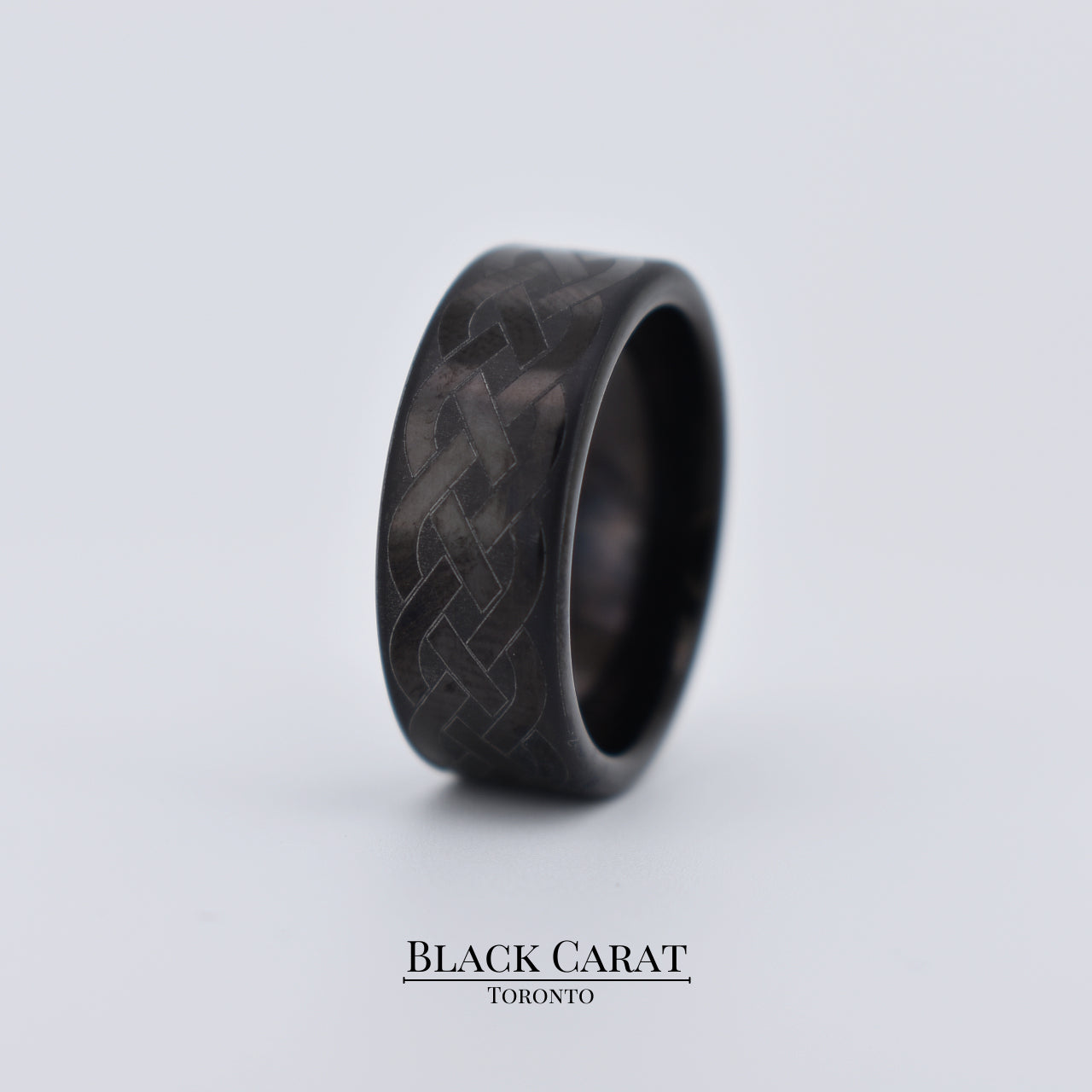 Men's Maze Tungsten Ring – Black Carat Jewellers